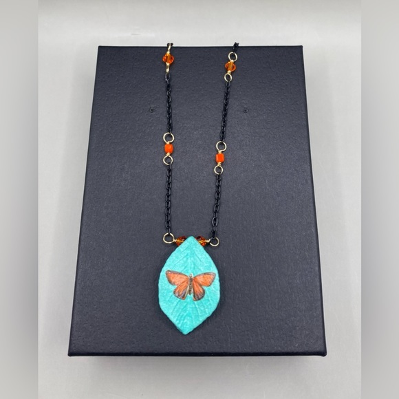 Hand Crafted | Jewelry | 22naturecore Butterfly Leaf Necklace | Poshmark
